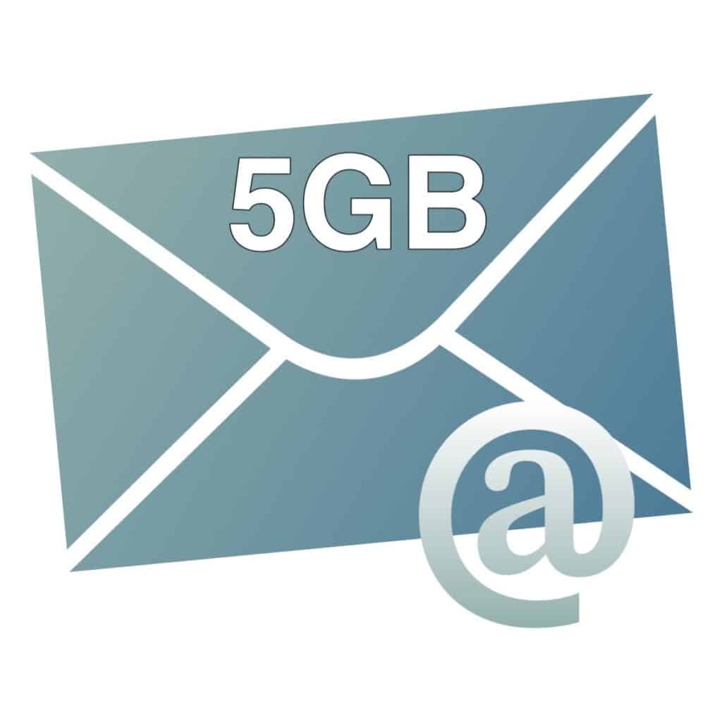 5 Email Accounts - 5GB | my friend earth™ Design